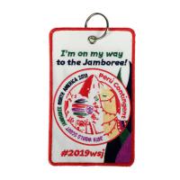 China High Level Quality Colorful  Stick On  For  Bag  Patches Velcro Heat Press Embroidery Patch for sale