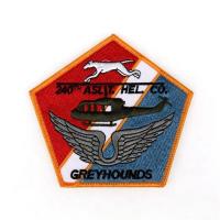China Exclusive Cute Embroidery Patches , Souvenir Sew Chenille Letter Patches for sale