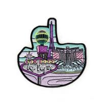 China Exclusive Cute Embroidery Patches , Souvenir Sew Chenille Letter Patches for sale