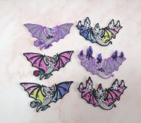 China Anime Embroidered Cloth Patches Heat Cut Sticker Silicone Rubber Patch for sale
