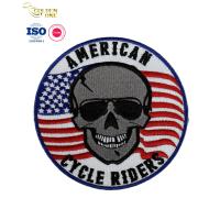 China Fill In Color Embroidered Badge Patch , School Uniform Hand Embroidery Badges for sale