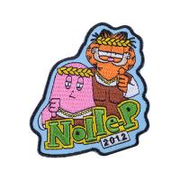 China Iron On Embroidered Cloth Patches Customized Shape Chenille Fabric for sale