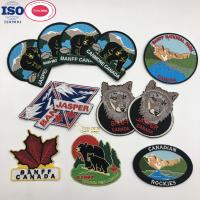 China Hat Chenille Embroidered Cloth Patches Iron On Custom Silicone Rubber for sale