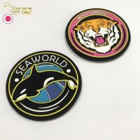 China Cartoon Shape Cute Embroidered Cloth Patches Custom Color 3D Heat Transfer Embossed for sale