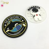 China Cartoon Shape Cute Embroidered Cloth Patches Custom Color 3D Heat Transfer Embossed for sale