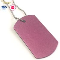China Multi Color Pendant Dog Tag Stainless Steel Gold Soft Enamel Blank Aluminum Plain for sale