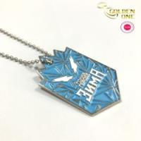 China Laser Engraved Pendant Dog Tag Metal Necklace Customised Plain Blank Pet ID Tag for sale