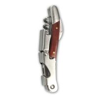 China Wooden Metal Corkscrew Bottle Opener ,  Personalized Wine Cork Remover for sale