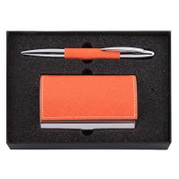 China Office Promotional Business Gifts Advertising Luxury Pen Keychain Set for sale