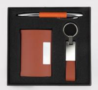 China Gift Business Luxury Corporate Men Gift Set 3 in 1 promotional pen card holder  pen gift sets for clients for sale