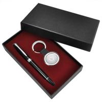China Hot  Sale Product Logo custom Promotion Gift mens ladies gift set promotional pen keychain set for sale