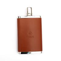 China Mini Promotional Business Gifts Engraved Round Whisky Hip Flask Bottle for sale