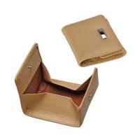 China Antique Promotional Business Gifts Mini Tote Sorter Leather Money Wallet Coin Purse for sale