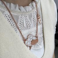 China American best-selling shiny gold plating customized stainless steel glitter stainless steel necklace pendant for jewelry making for sale