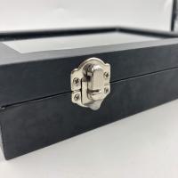 China Customized Lapel Pin Display With Plastic Transparent Window Box Double Lock for sale