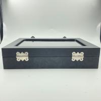 China Customized Lapel Pin Display With Plastic Transparent Window Box Double Lock for sale