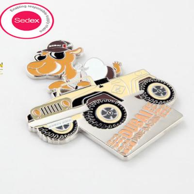 China Animal Cartoon Fridge Magnets Soft Hard Enamel 2D Cute Truck Car Camel Souvenir for sale