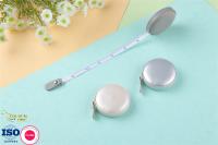 China Custom Logo Mini 60-inch 1.5 Sewing Body Tape Soft Retractable Pu Leather Tape Measure For  Sewing Craft for sale