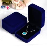 China Wholesale Manufacturer Custom Fashion Hand-Made Display Souvenirs Color Gift Jewelry Packaging Velvet Box for sale