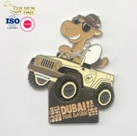 China Customized 3d  Soft Enamel Souvenir City Refrigerator Magnet Custom Logo Metal Magnet Fridge  For Tourist for sale