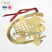 China Hot Sale  Metal  Christmas  Aluminum Holiday Sublimation Home Souvenir Ornament Metal Blanks Christmas Ornaments for sale