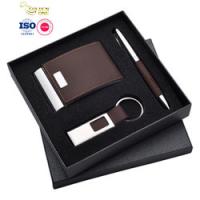 China Best Sale Promotional Advertisement Gifts Product Customized Gifting Keychain Credit Card Holder Gift Set for sale