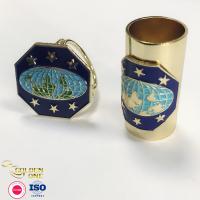 China OEM Custom Logo Creative Design Silver Copper Soft Enamel Silver Slated  Wedding Gift Silk Scarf Buckle for Women for sale