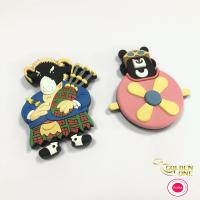 China High Quality OEM Animal Logo Refrigerator Rubber Soft Pvc Custom 3D Funny Tourism Souvenir Fridge Magnet for sale