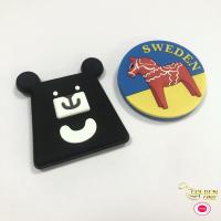 China Hot Sale Fridge Magnets Kids Cartoon Zoo Animal Magnetic Toys Toddler 3D PVC Refrigerator Magnets for Whiteboard Magnets for sale