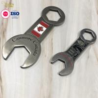 China Souvenir Magnetic Metal Wine Opener With Wooden Handle Kitchen Bar Rest Room for sale