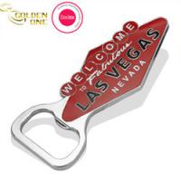 China Souvenir Magnetic Metal Wine Opener With Wooden Handle Kitchen Bar Rest Room for sale