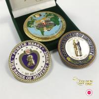 China Round Zinc Alloy Metal Challenge Coins Masonic Custom Gold For Business Gift for sale