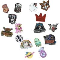 China Cartoon Bear Brooch Acrylic Badge Custom Clothes Cute Lapel Pins For Hat Accessories for sale