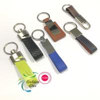 China Round Heart Flower Shape Heavy Duty Leather Pu Carabiner Keychain Anniversary Gift Personal for sale