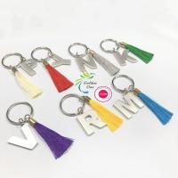 China Custom Shopping Cart Chip Metal Blank Logo Key Ring Trolley Embossed Coin Holder Keychain for sale