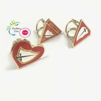 China Gold Plated Sash Soft Enamel Silk Buckle Custom Texas Conference Logo for sale
