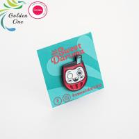 China Medical Die Struck Cast Hat Lapel Pins with UV and Silk Screen Printing Back Brooches Cartoon for sale