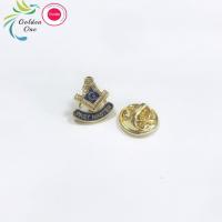 China 100% Custom Made  Metal Logo Lapel Pin Dye Black Freemason Club Soft Enamel Pins for sale