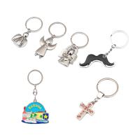 China Creative Personalized DIY Angel child Laser Engraved Metal Keyring Blank Promotion Gifts Custom Logo Steel KeyTags for sale