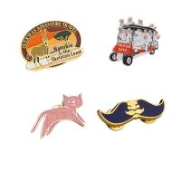 China Fun dialogue quote humor brooches bag cloth cute shape hard soft enamel custom logo lapel pin for sale
