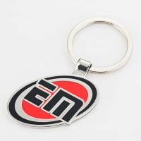 China Gifts metal hard enamel customized advertising  laser engraving design soft hard enamel keychains for bag decoration for sale