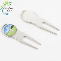 China Multifunctional custom made golf club logo repair golf divot tool repair ball tool maker golf divot tools for sale