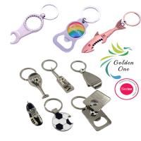 China Special-shape Custom Engrave logo Text  Fancy Gift Beer Opener Metal Bottle Opener Keychain for sale