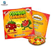 China Zipper Plastic Weed Packaging Bags For CBD Gummies Candy for sale