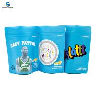 China Plastic Weed Bags Stand Up Pouch For Cookies Packaging for sale