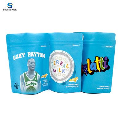 China Plastic Weed Bags Stand Up Pouch For Cookies Packaging for sale
