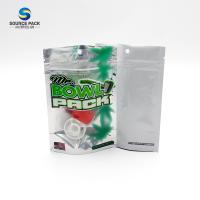 China Common Ziplock Mylar Weed Packaging with Matte Surface Finishing for Gold Stamping for sale