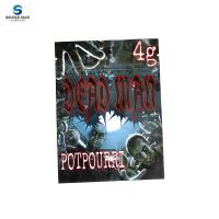 China Soft Touch Smell Proof 3.5g Mylar Custom Weed Pack With Zipper for sale