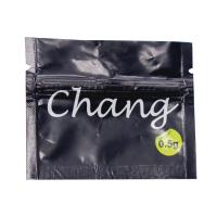 China 3 Side Seal Weed Smell Proof Mylar Bag  3.5g Plastic Ziplock For Marijuana for sale
