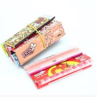 China RAW Organic King Size Slim Rolling Paper 32 Leaves / Pack 110mm Length for sale